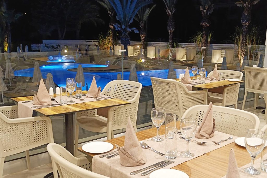 Restaurant & Bar – Bohemian Gardens Hotel, Protaras, Cyprus – Book ...